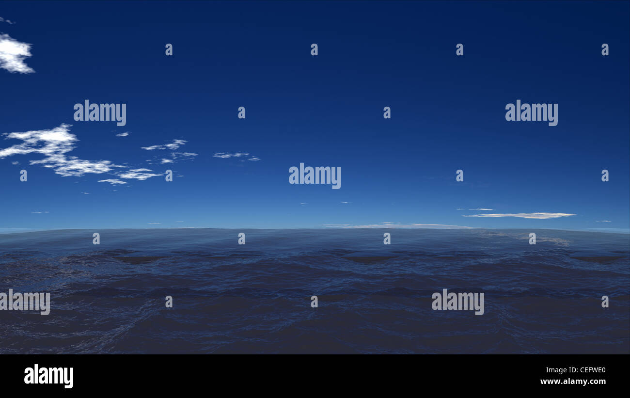 bright ocean landscape Stock Photo - Alamy