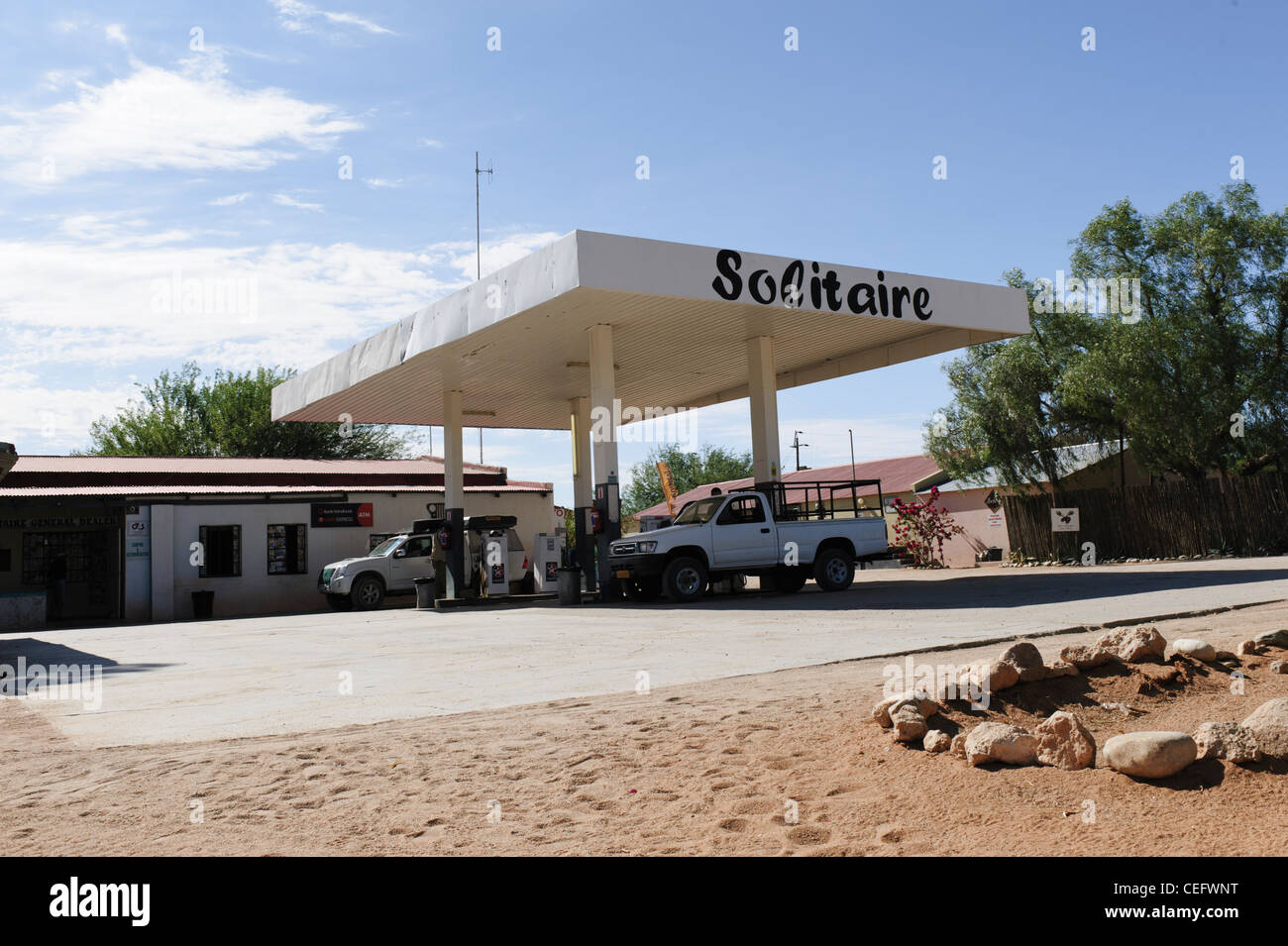 Gas station in namibia hi-res stock photography and images - Alamy