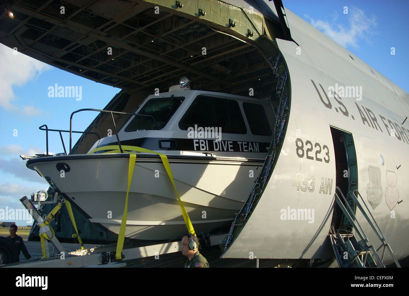 The FBI Dive Team operates specialized boats equipped for underwater ...