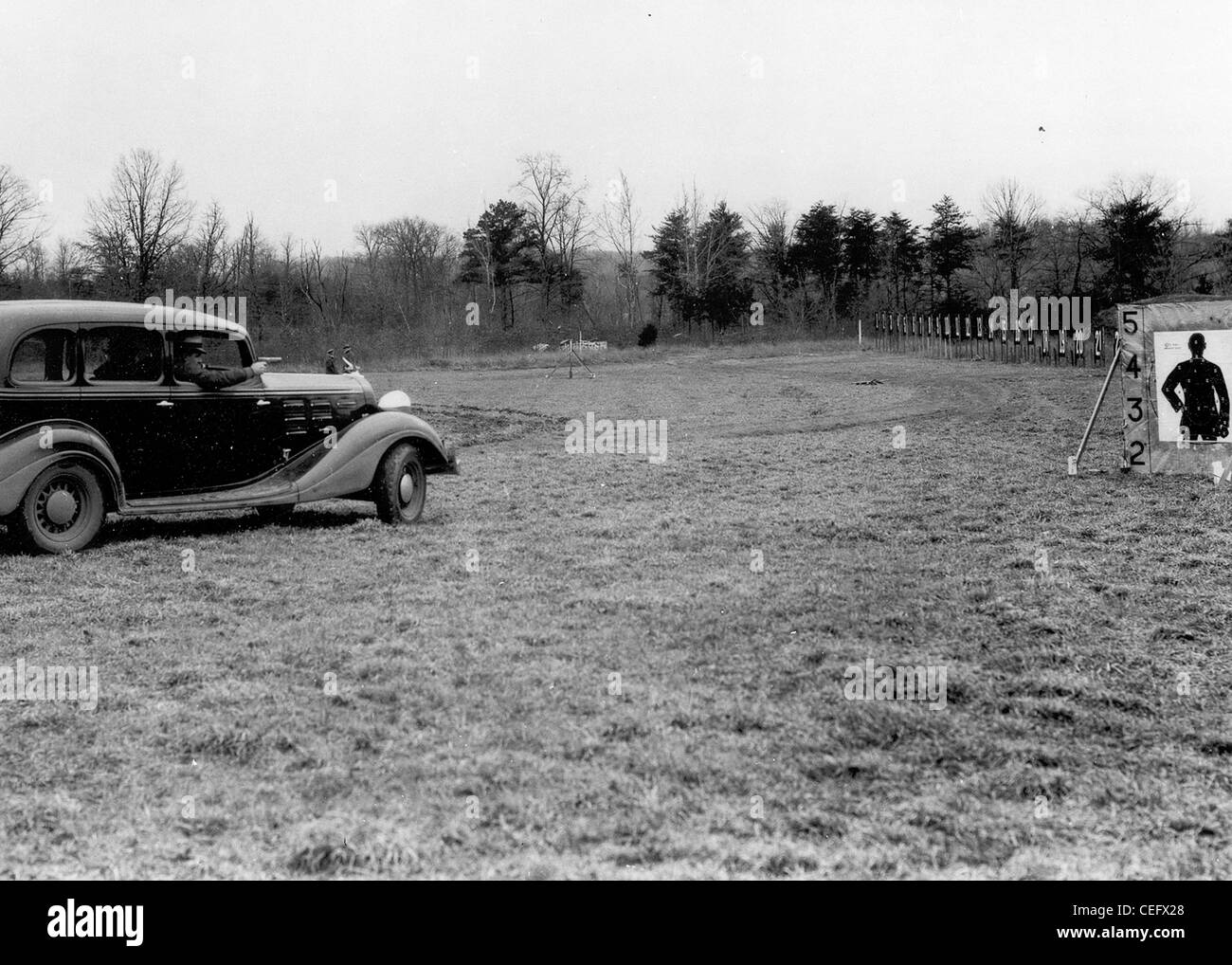 A photograph from the 1930s showing special agents participating in ...