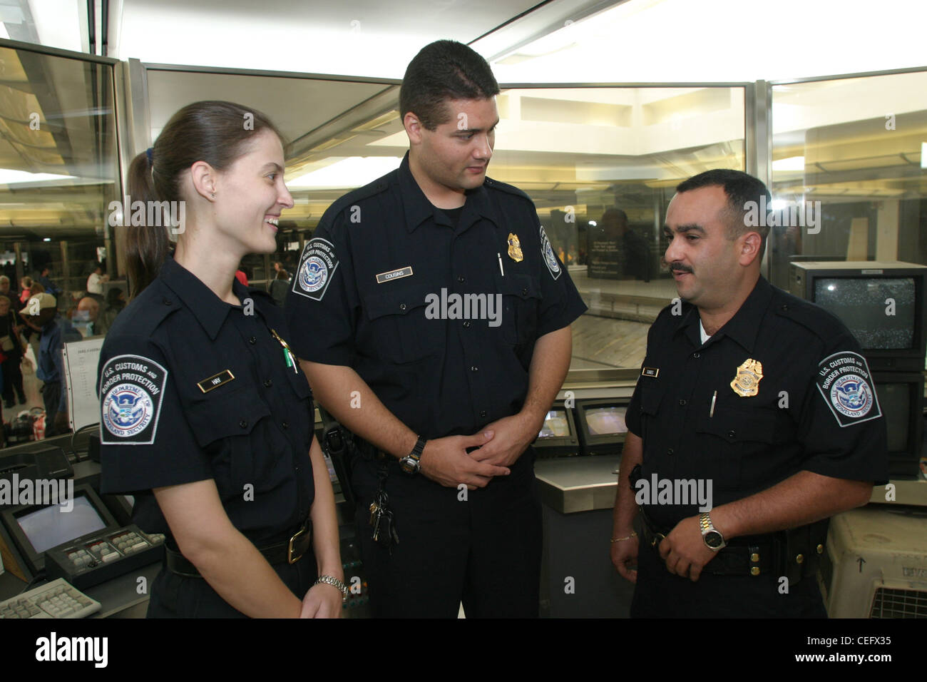 CBP officers at the United States Customs and Border Protection (CBP ...