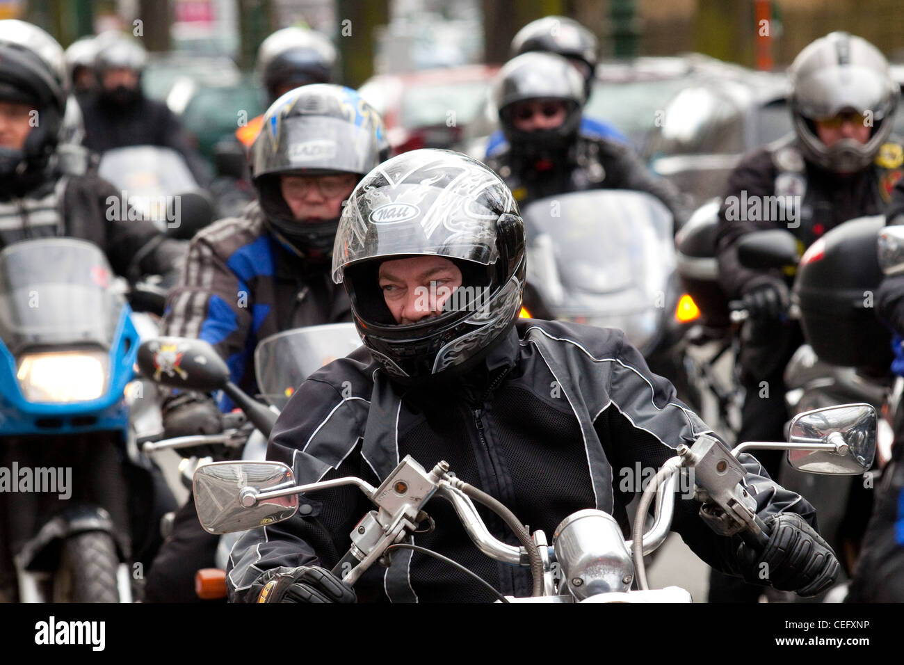 Bikers hi-res stock photography and images - Alamy