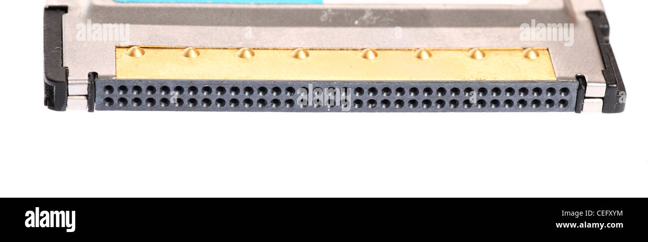 Wireless PC-card closeup pcmcia mobile, mobility, network Stock Photo ...