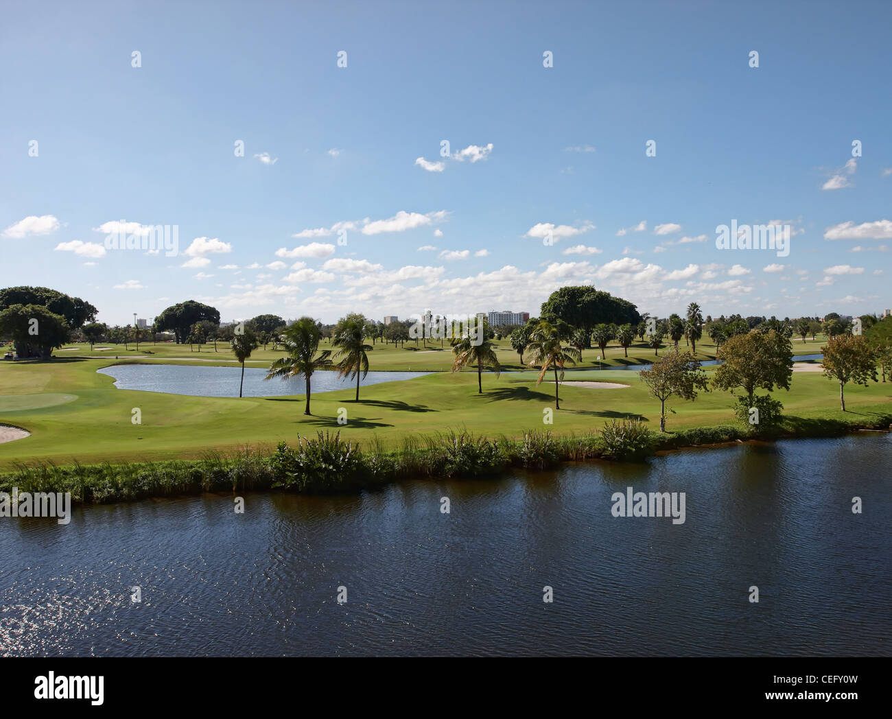 A scenic golf course in Miami Florida Stock Photo - Alamy