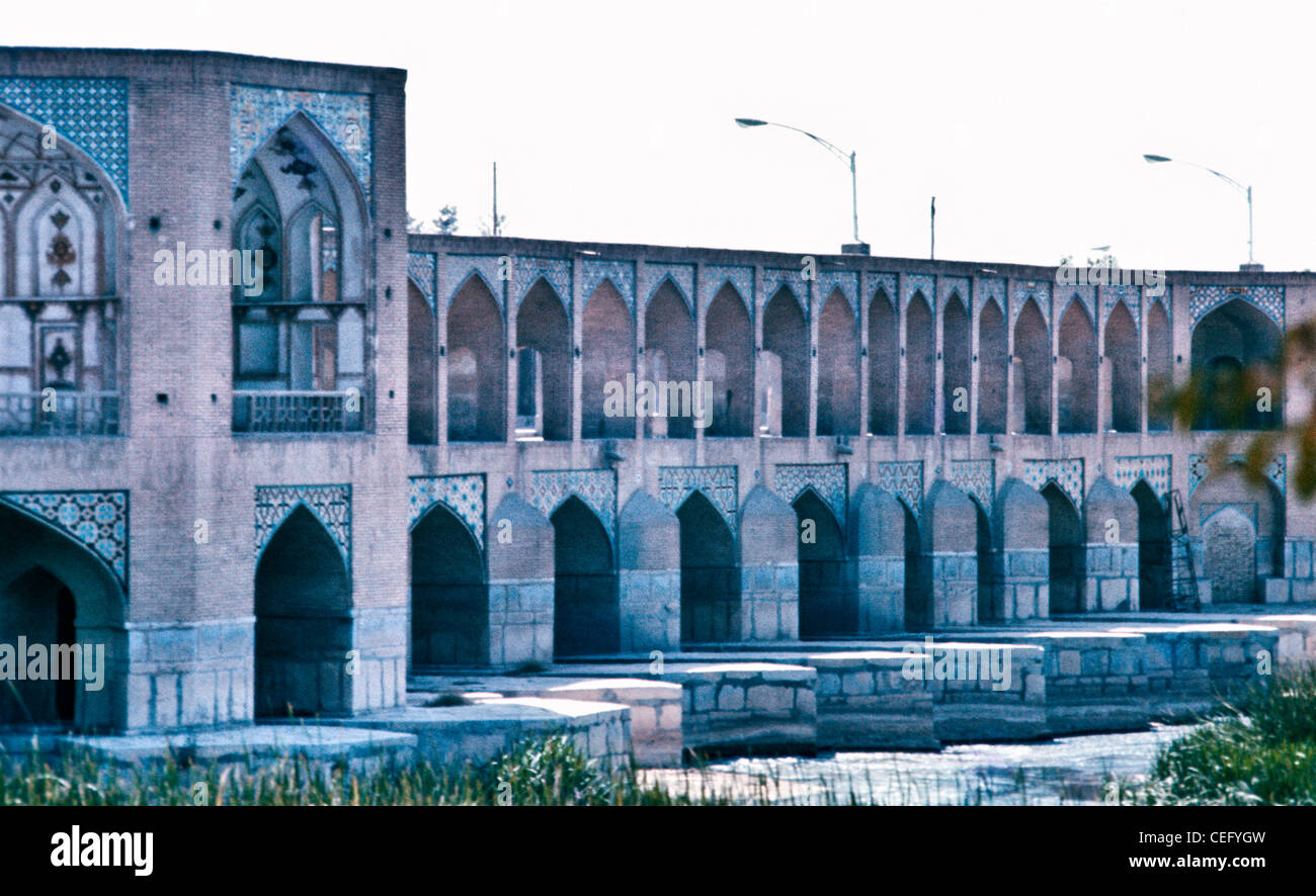 IRAN, ISFAHAN: Khaju Bridge is the finest bridge in the province of ...