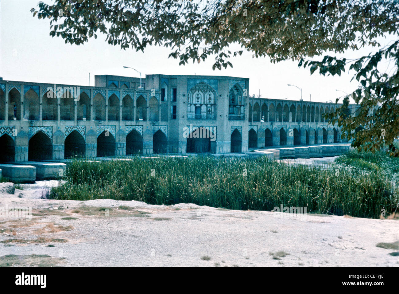 IRAN, ISFAHAN: Khaju Bridge is the finest bridge in the province of ...