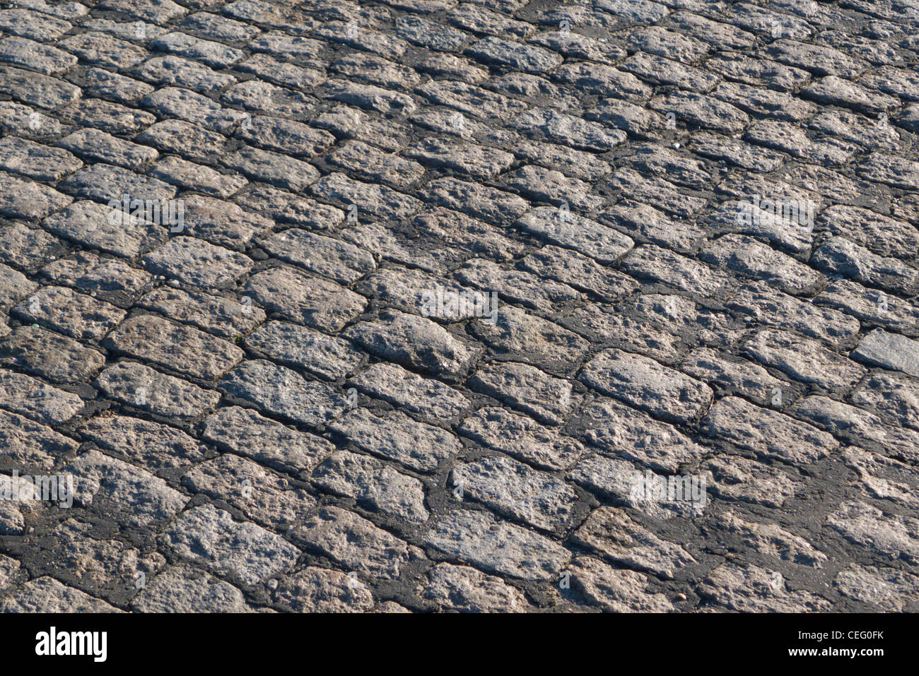 Cobblestone street surface, Red Hook, Brooklyn, USA Stock Photo - Alamy