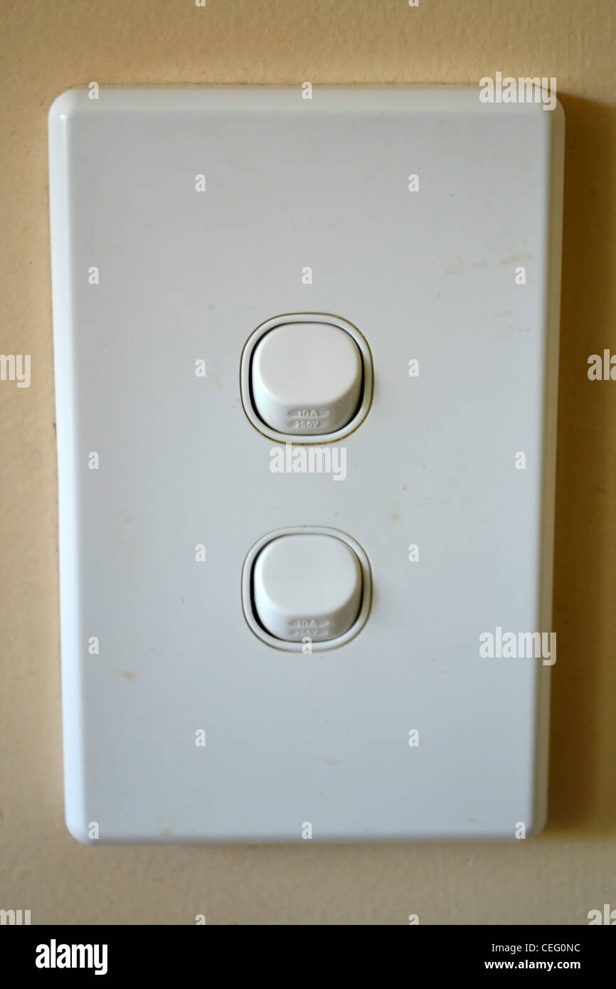 Light switch buttons hi-res stock photography and images - Alamy