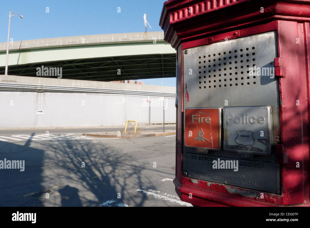 Police fire emergency call box hi-res stock photography and images - Alamy