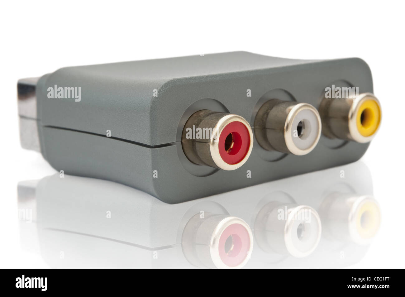 Scart adapter unit Stock Photo - Alamy