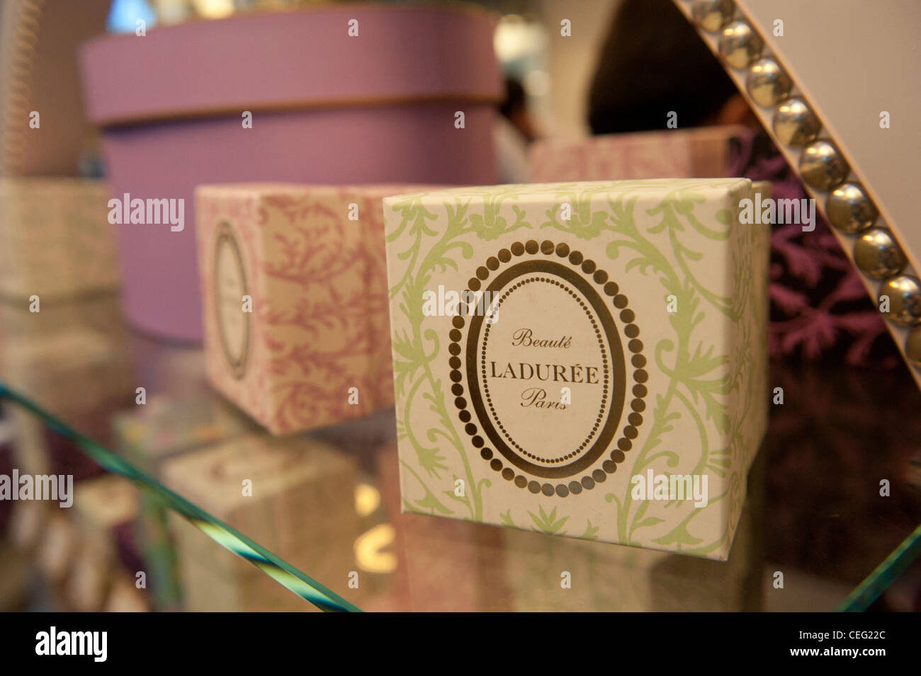 Ladurée, one of Paris' most expensive bakery shops, also produces room ...
