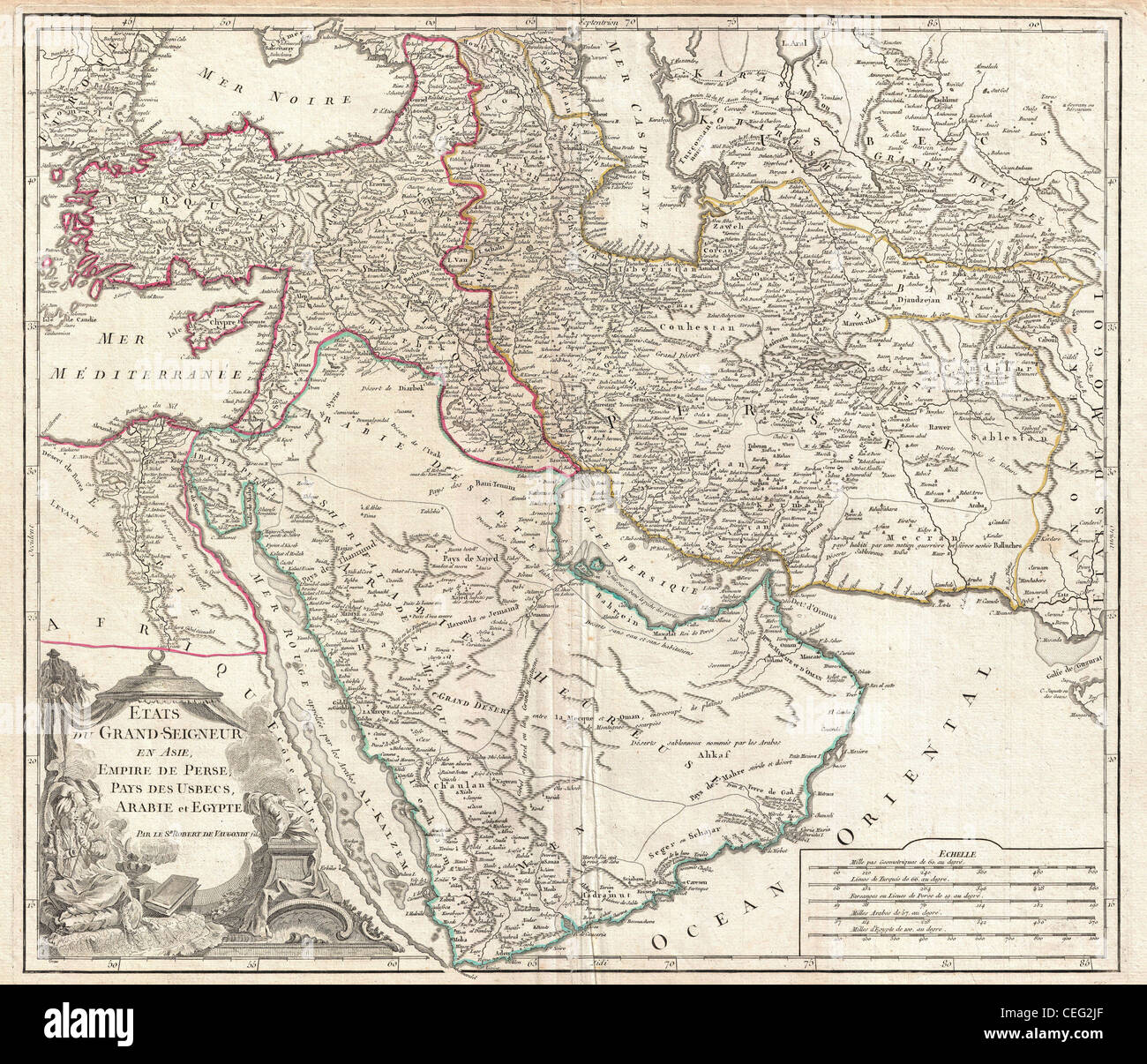 Turkey arabia and persia map hi-res stock photography and images - Alamy