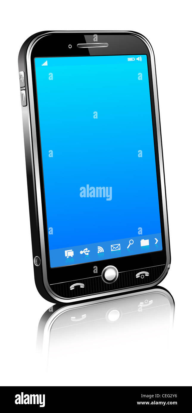 Phone Cell Smart Mobile iphone 3D and 2D Stock Photo - Alamy