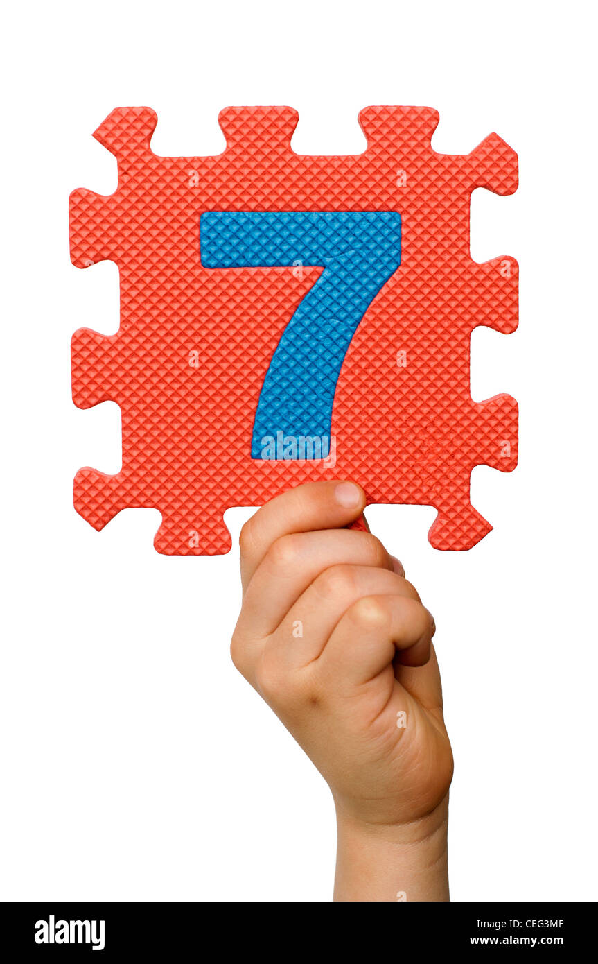 Hand sign of number seven hi-res stock photography and images - Alamy