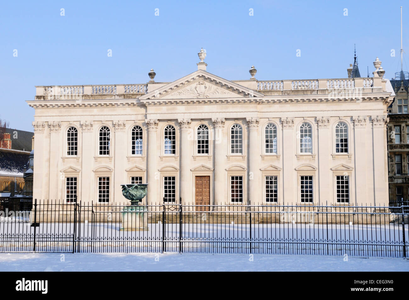 The Senate House in Winter, Cambridge, England, UK Stock Photo - Alamy