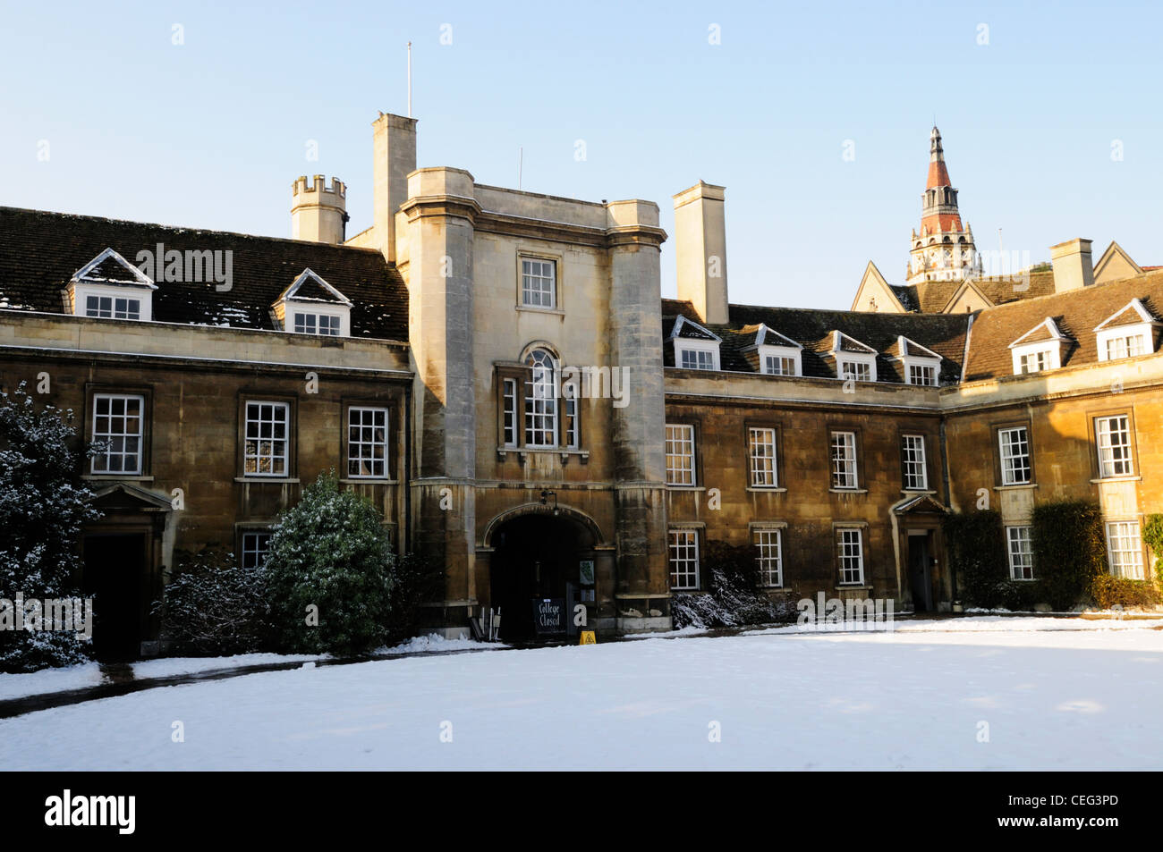 Christs college great gate hi-res stock photography and images - Alamy
