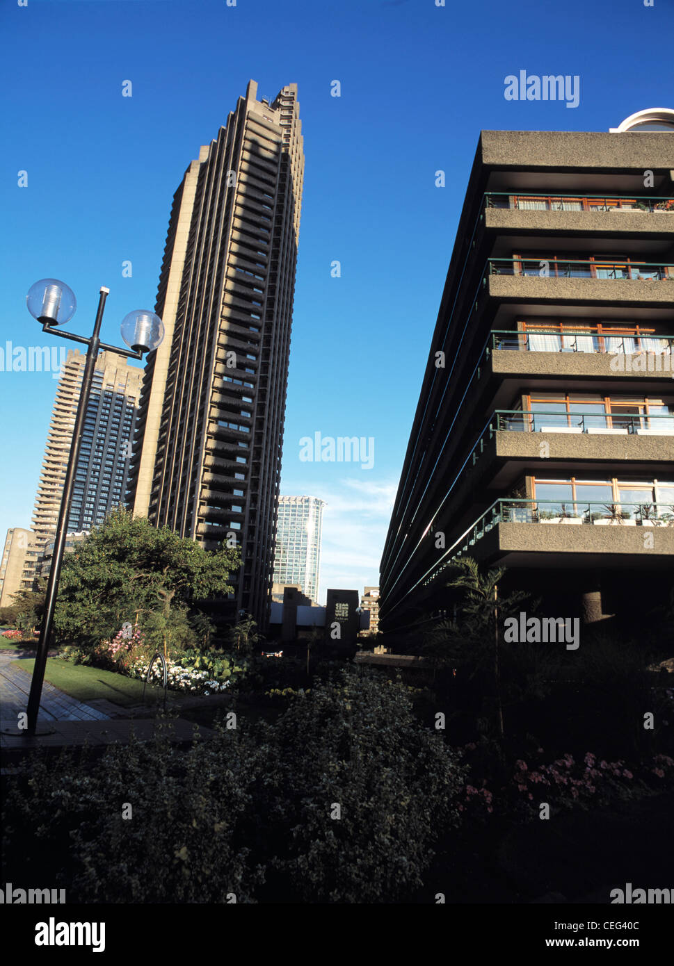 High-rise tower block at the Barbican in London Stock Photo - Alamy