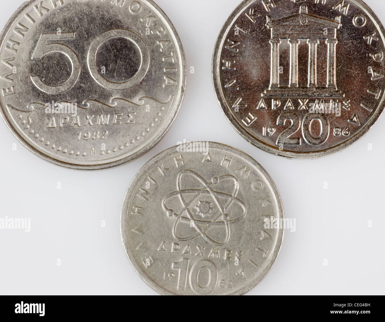 Greece currency hi-res stock photography and images - Alamy