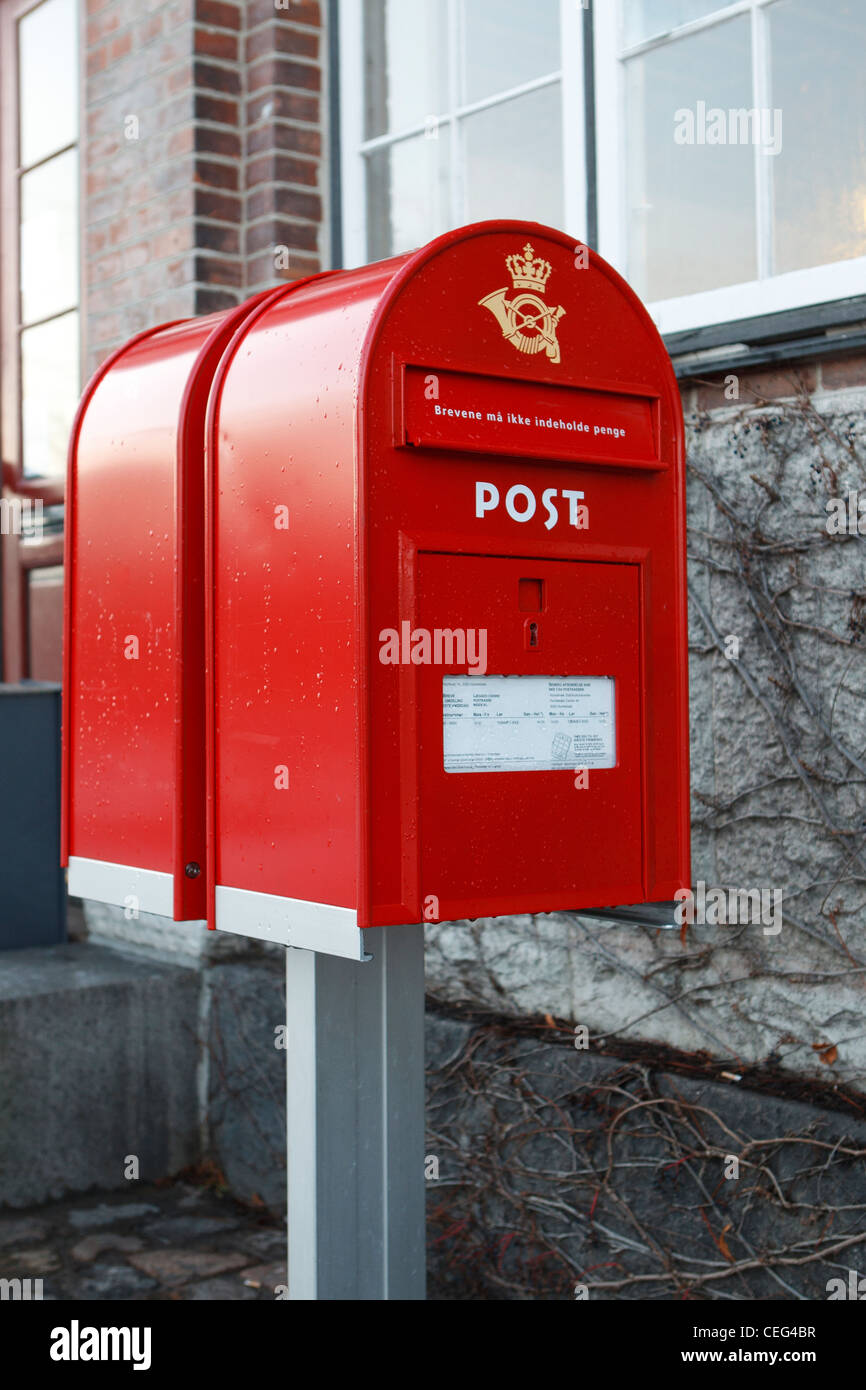 danish post box Stock Photo - Alamy