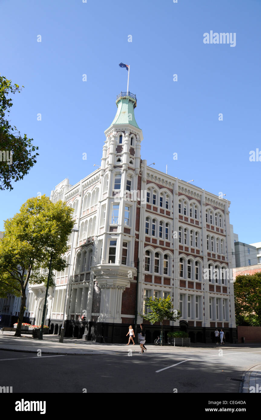 'The Press' building located in Cathedral Square, Christchurch, New ...