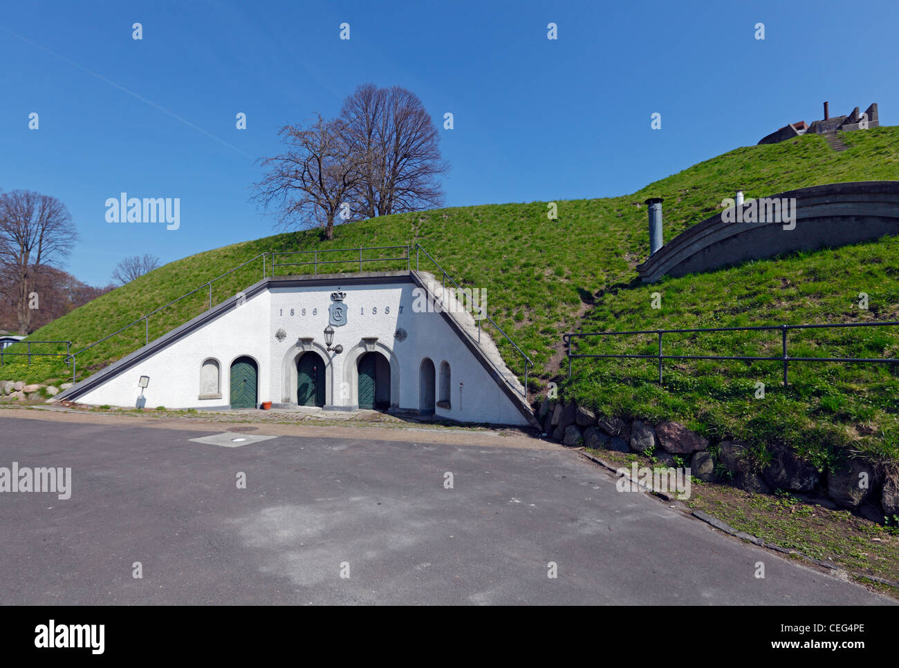 Charlottenlund Fort - part of the old coast defence of the city ...