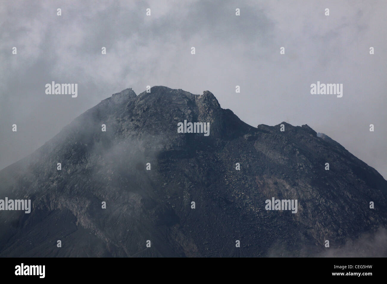 Crater of mount merapi hi-res stock photography and images - Alamy