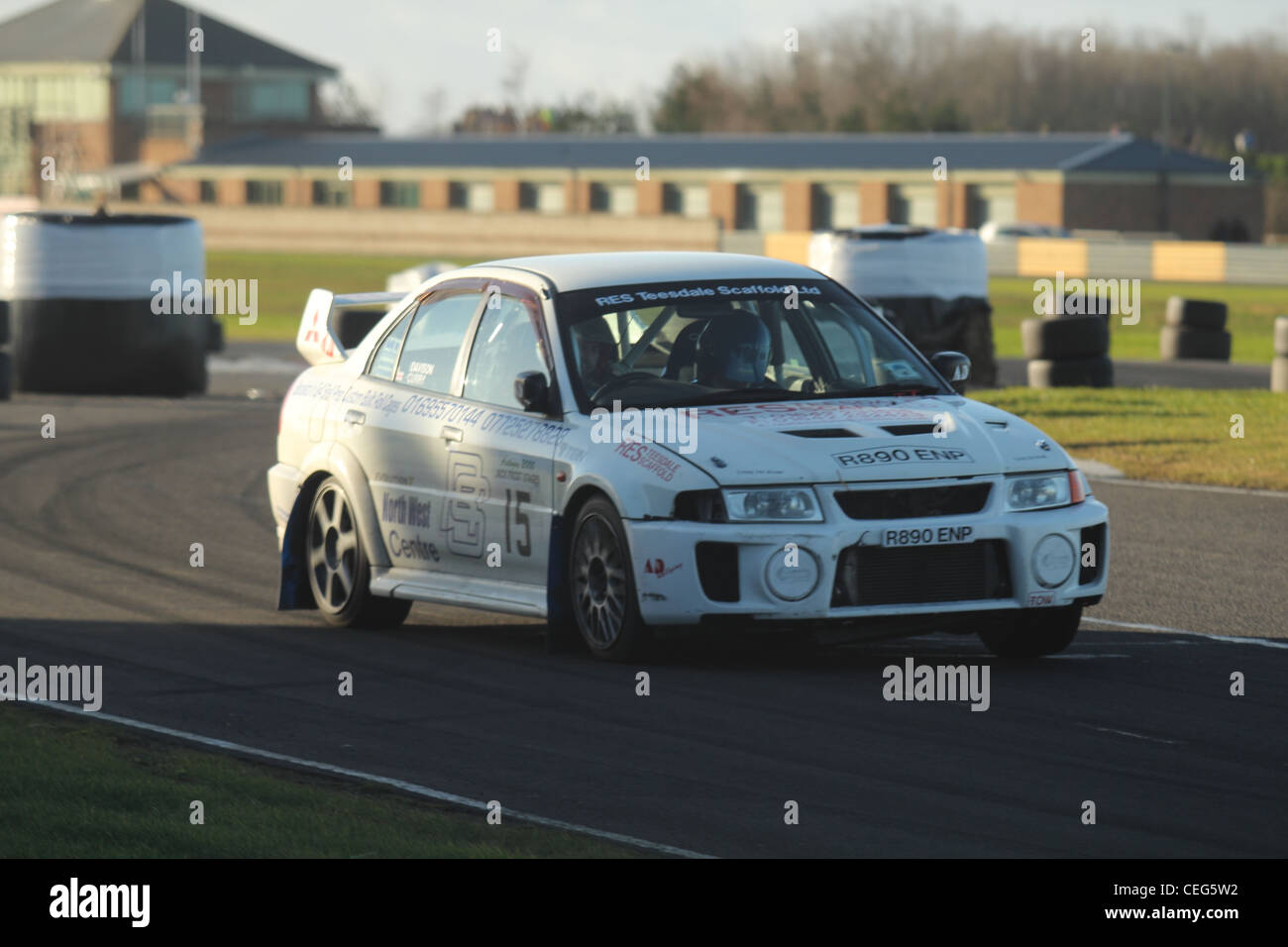 Mitsubishi evo rally car hi-res stock photography and images - Alamy