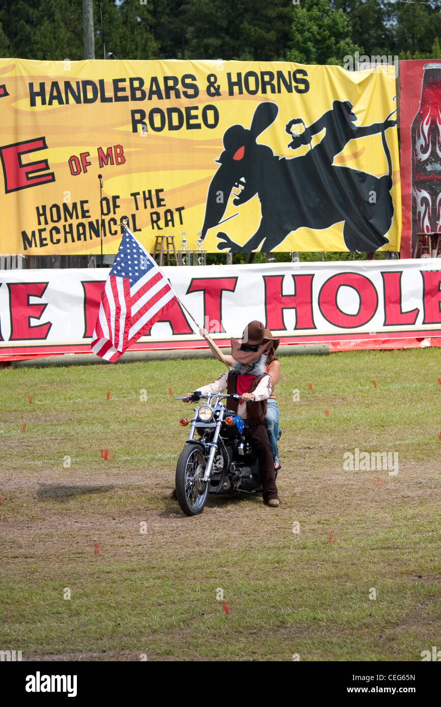 Motorcycle rodeo during bike week in Myrtle Beach South Carolina USA ...