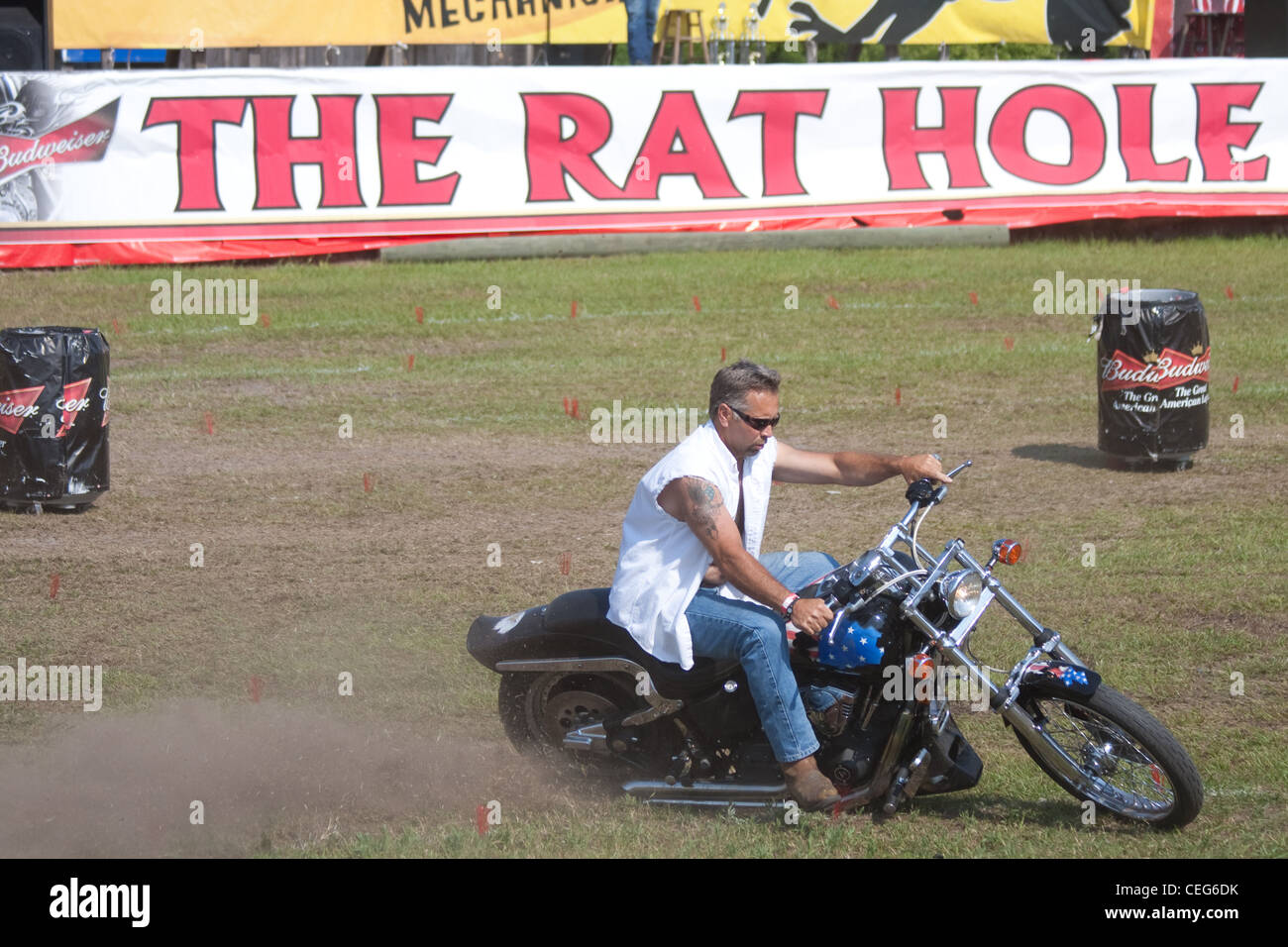 Motorcycle rodeo during bike week in Myrtle Beach South Carolina USA ...
