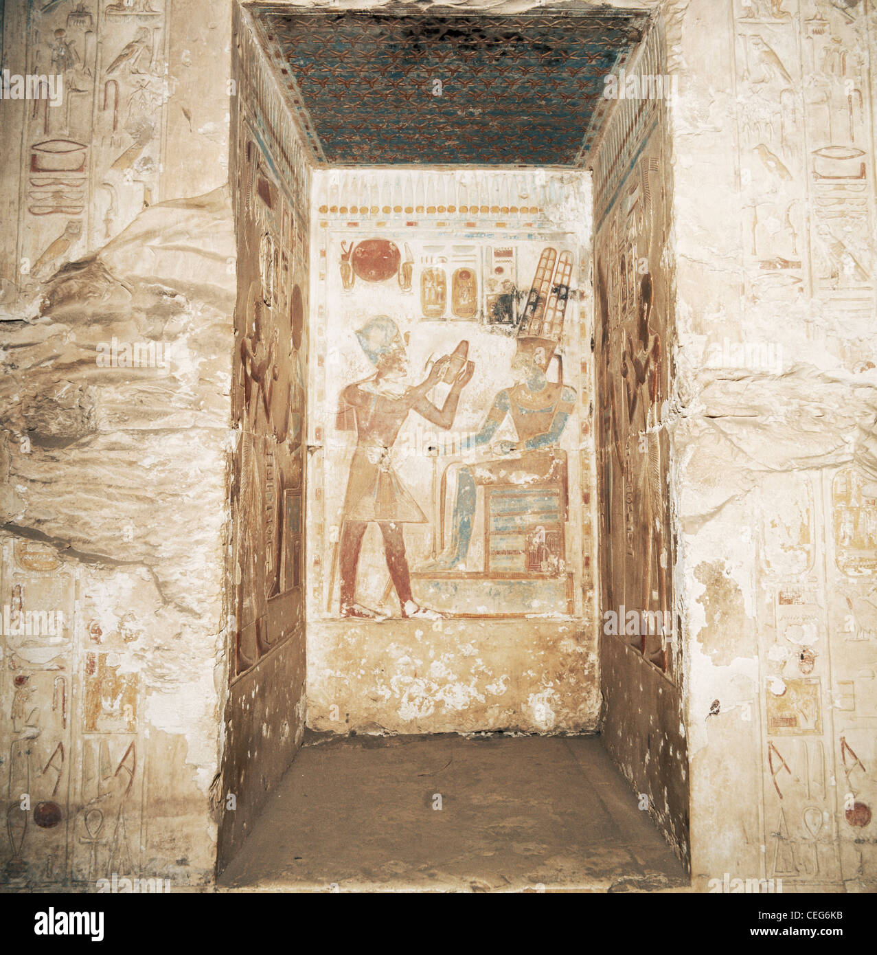 Egyptian Tomb Painting Stock Photos & Egyptian Tomb Painting Stock ...