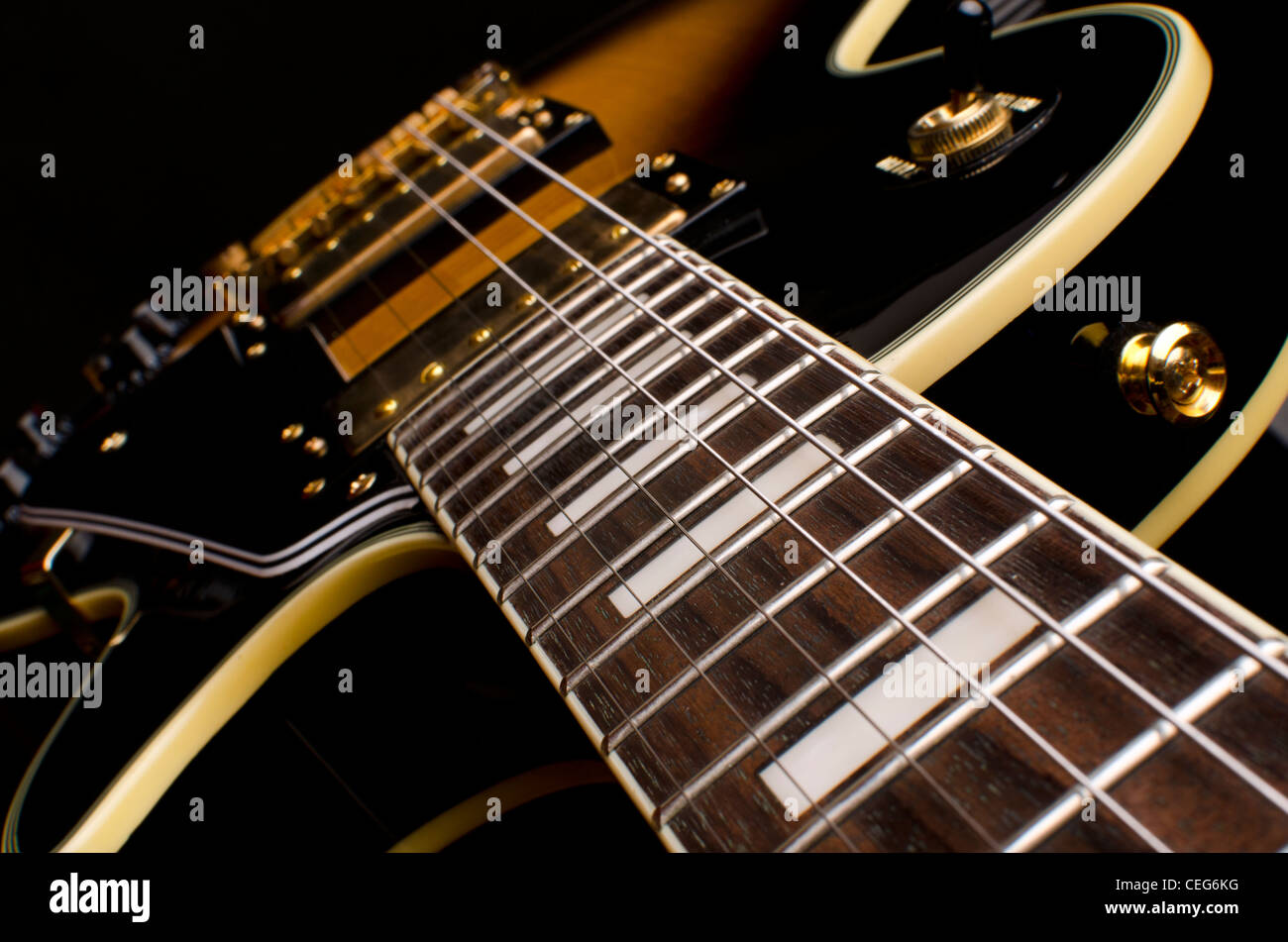 Electric guitar close up Stock Photo - Alamy