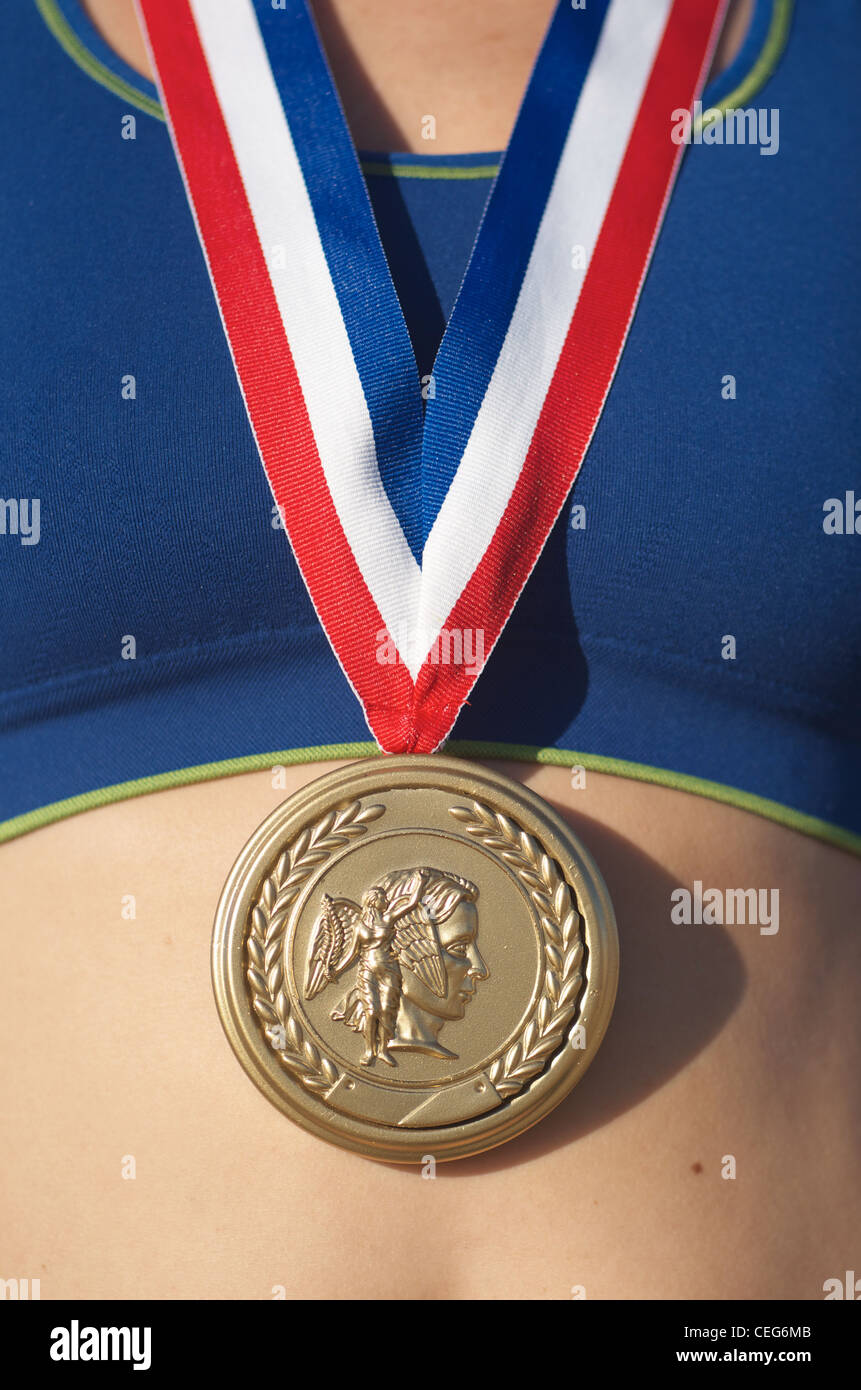 Gold medal winner women hi-res stock photography and images - Alamy