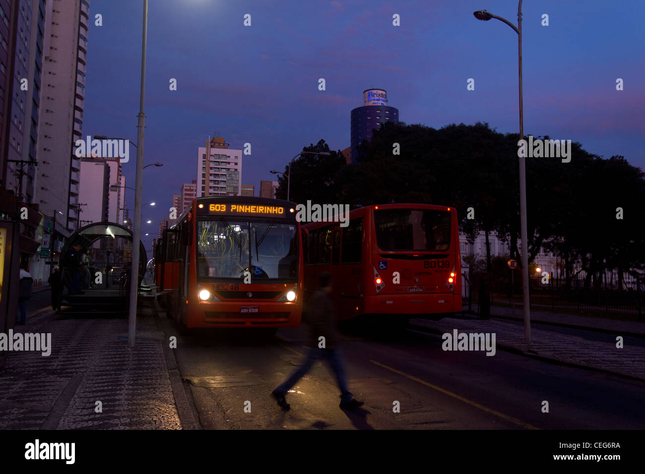 Curitiba bus station hi-res stock photography and images - Alamy