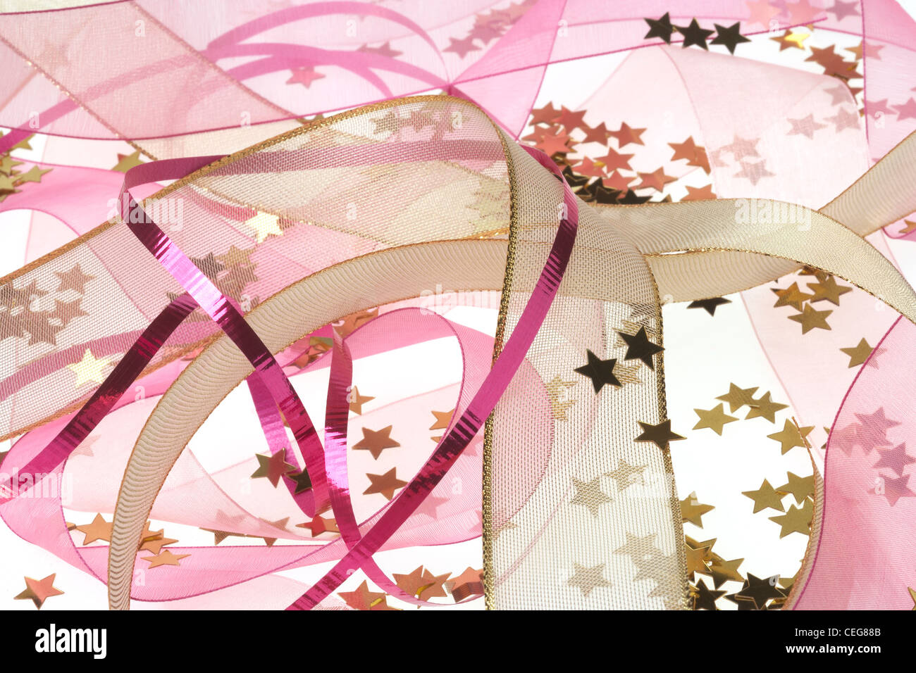 decorative ribbon still life Stock Photo - Alamy