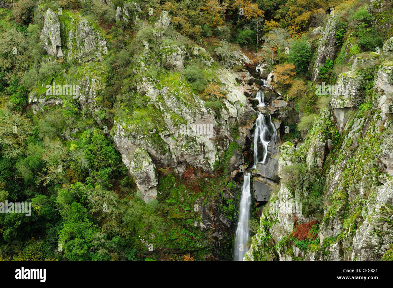 River Toxa waterfall. Silleda, Galicia, Spain Stock Photo - Alamy