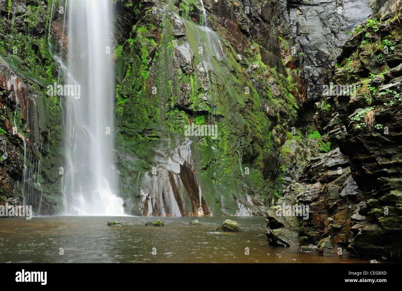 River Toxa waterfall. Silleda, Galicia, Spain Stock Photo - Alamy