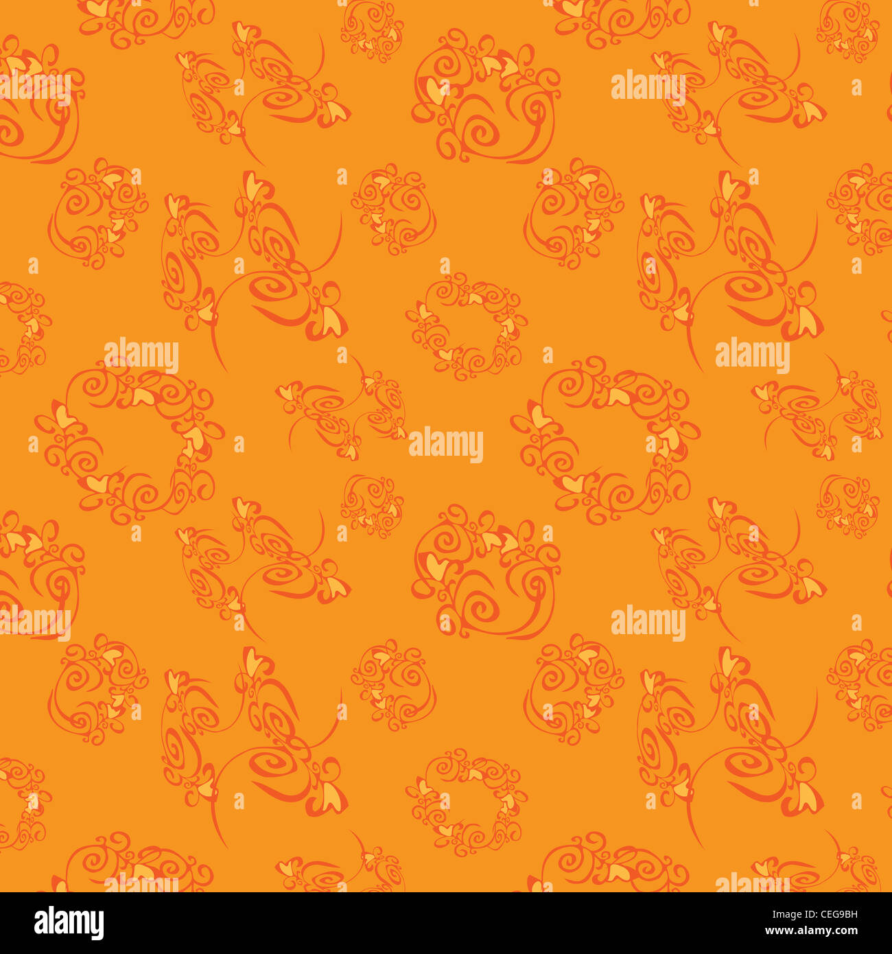 Orange seamless background, vector, illustration Stock Photo - Alamy