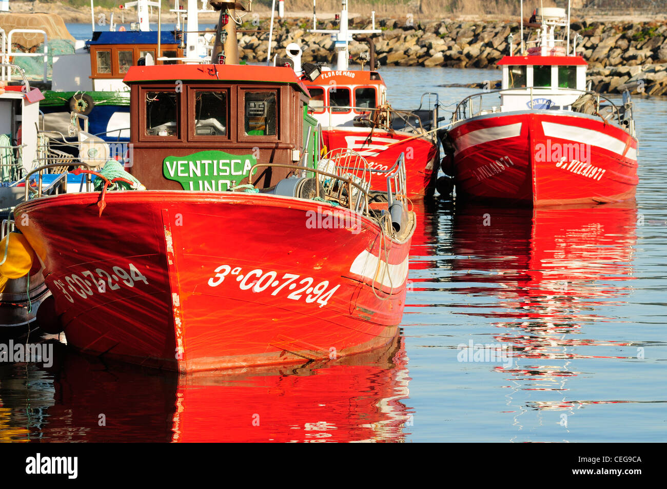 Fishing trawler sea in galicia hi-res stock photography and images - Alamy