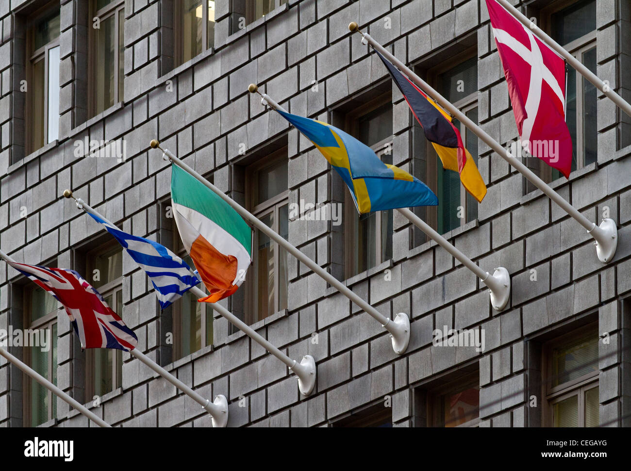Flying the flags of britain hi-res stock photography and images - Alamy