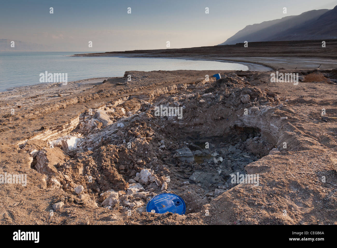 A Dead Sea resort in Israel where visitors can enjoy mud therapy Stock ...