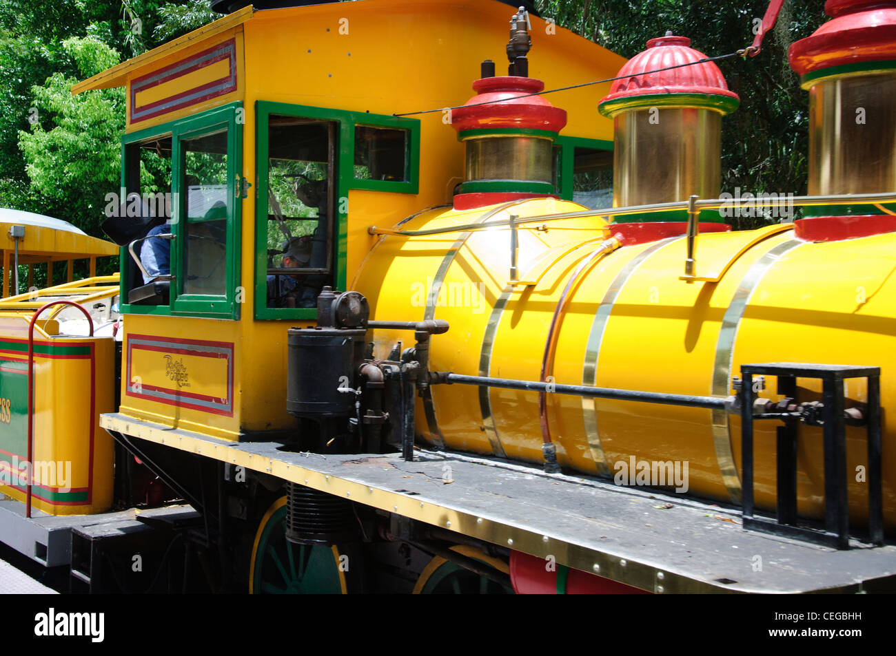 busch gardens safari train orlando florida Stock Photo - Alamy