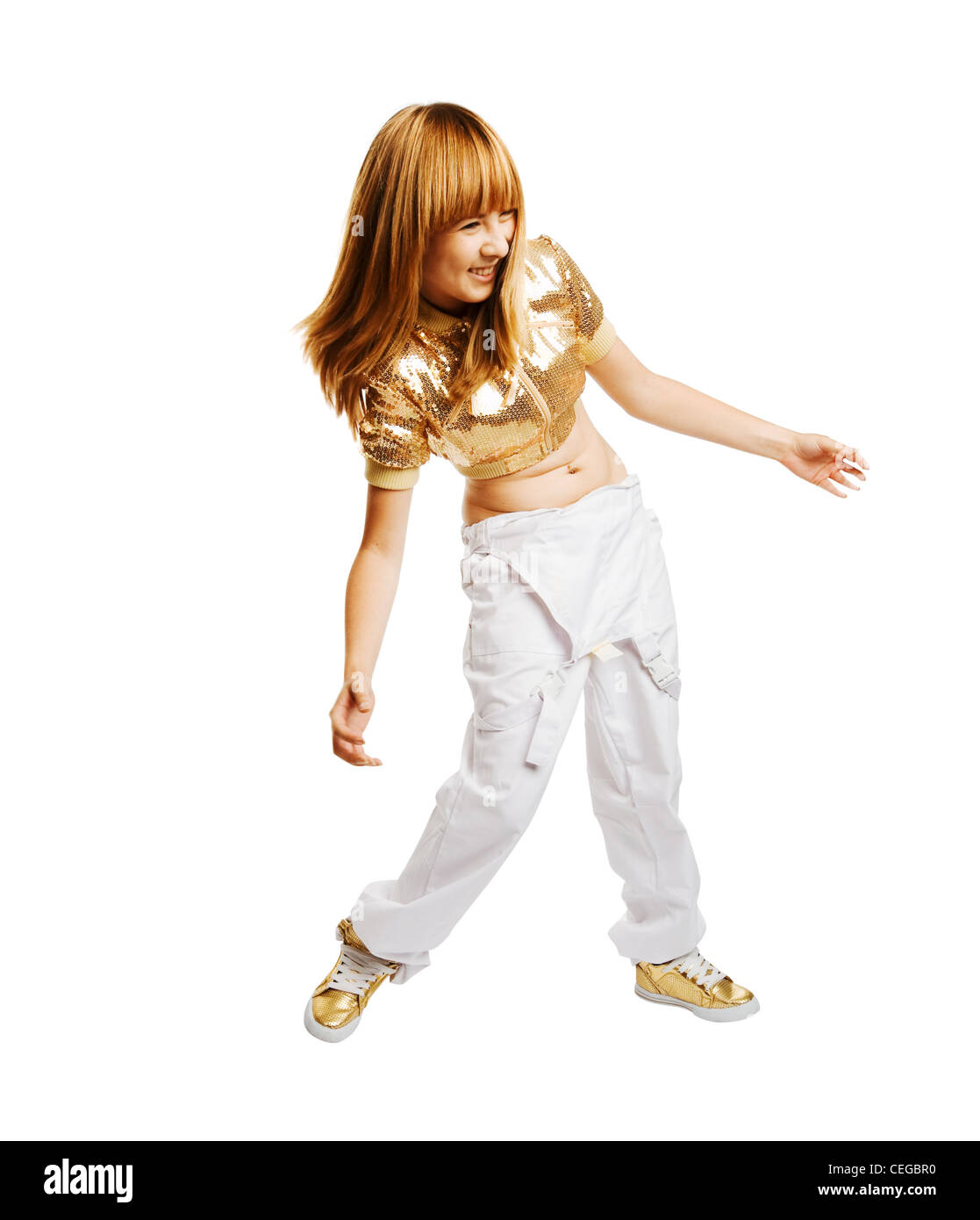 Beautiful dancer isolated Stock Photo - Alamy