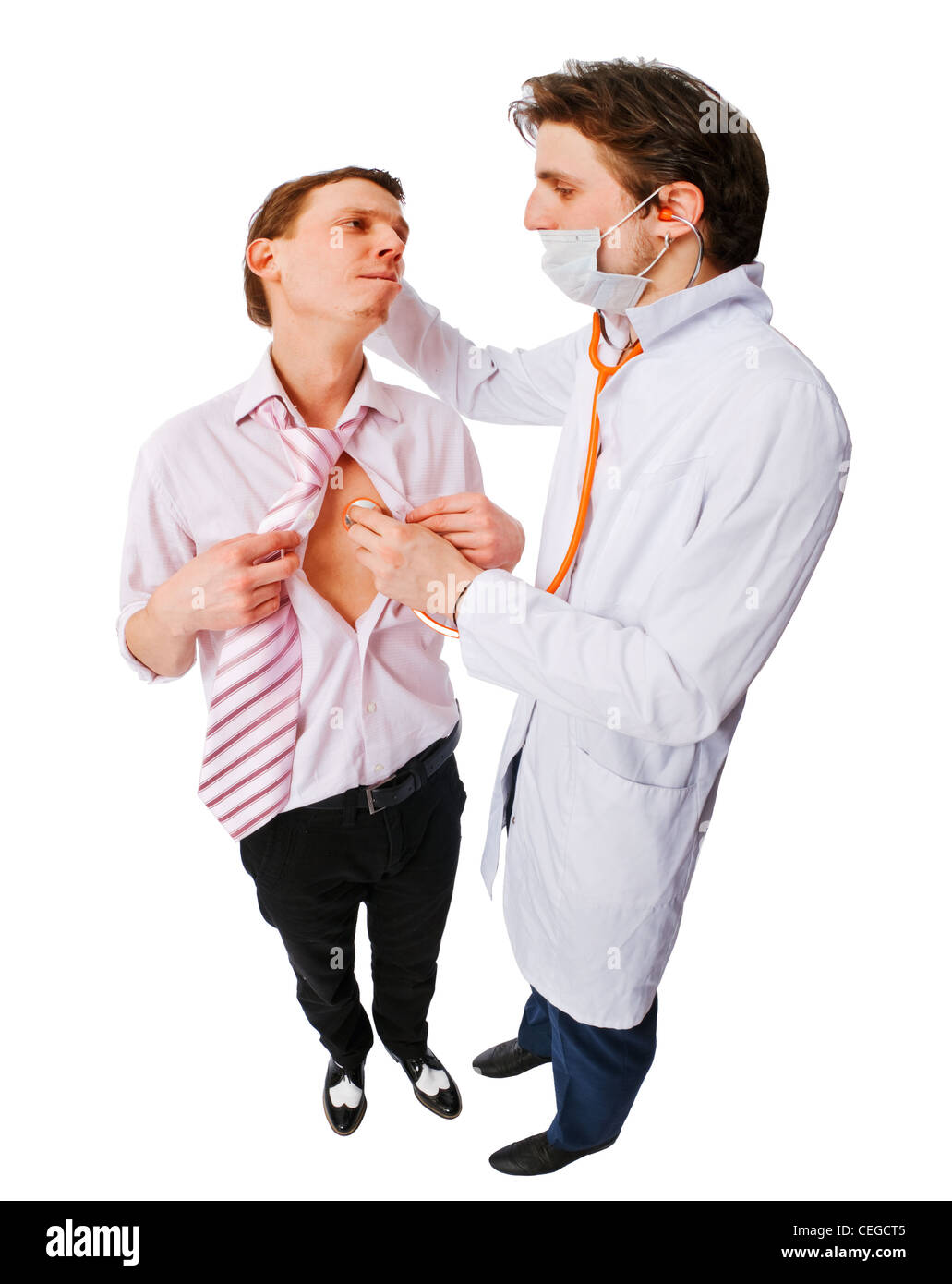 Nurse caring female patient Cut Out Stock Images & Pictures - Alamy