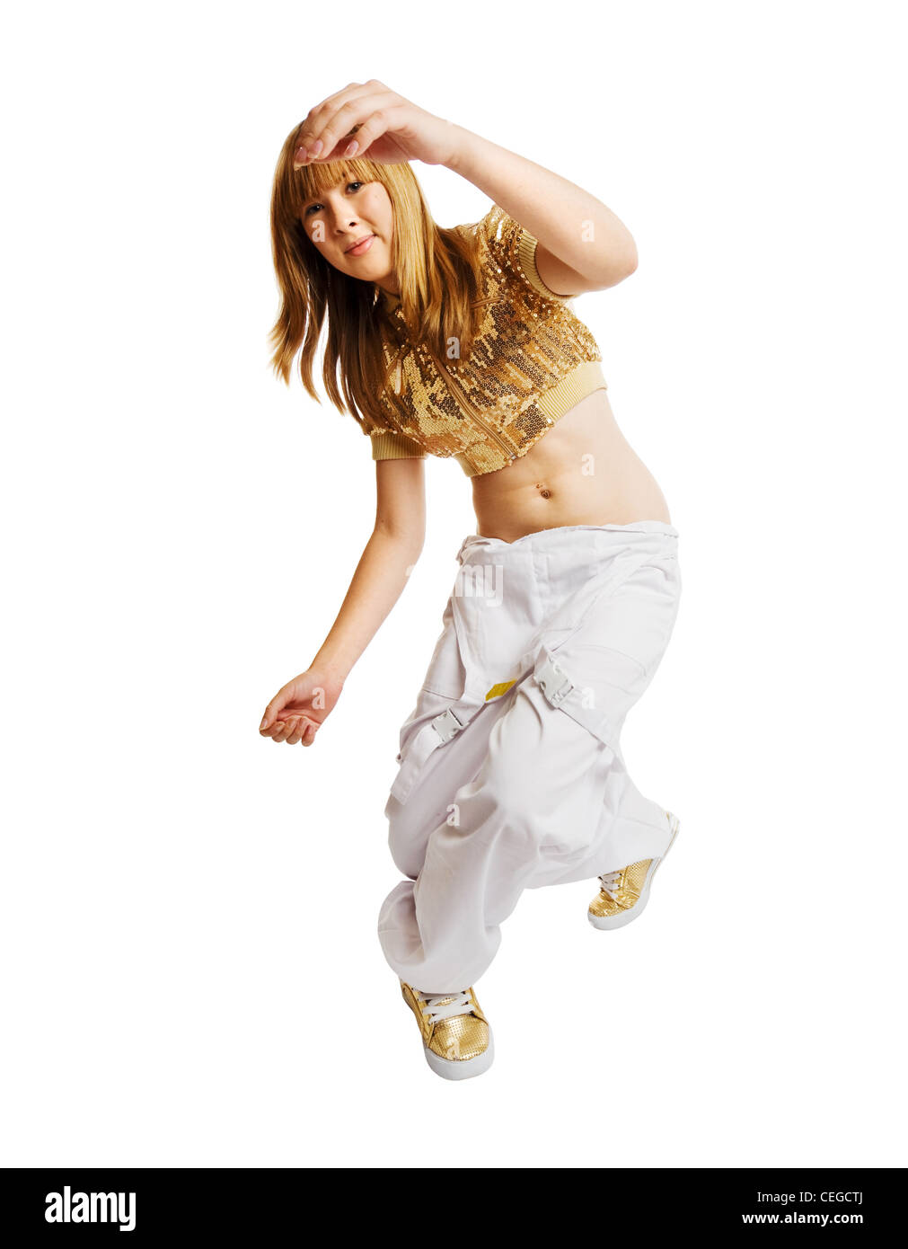 Beautiful dancer isolated Stock Photo - Alamy