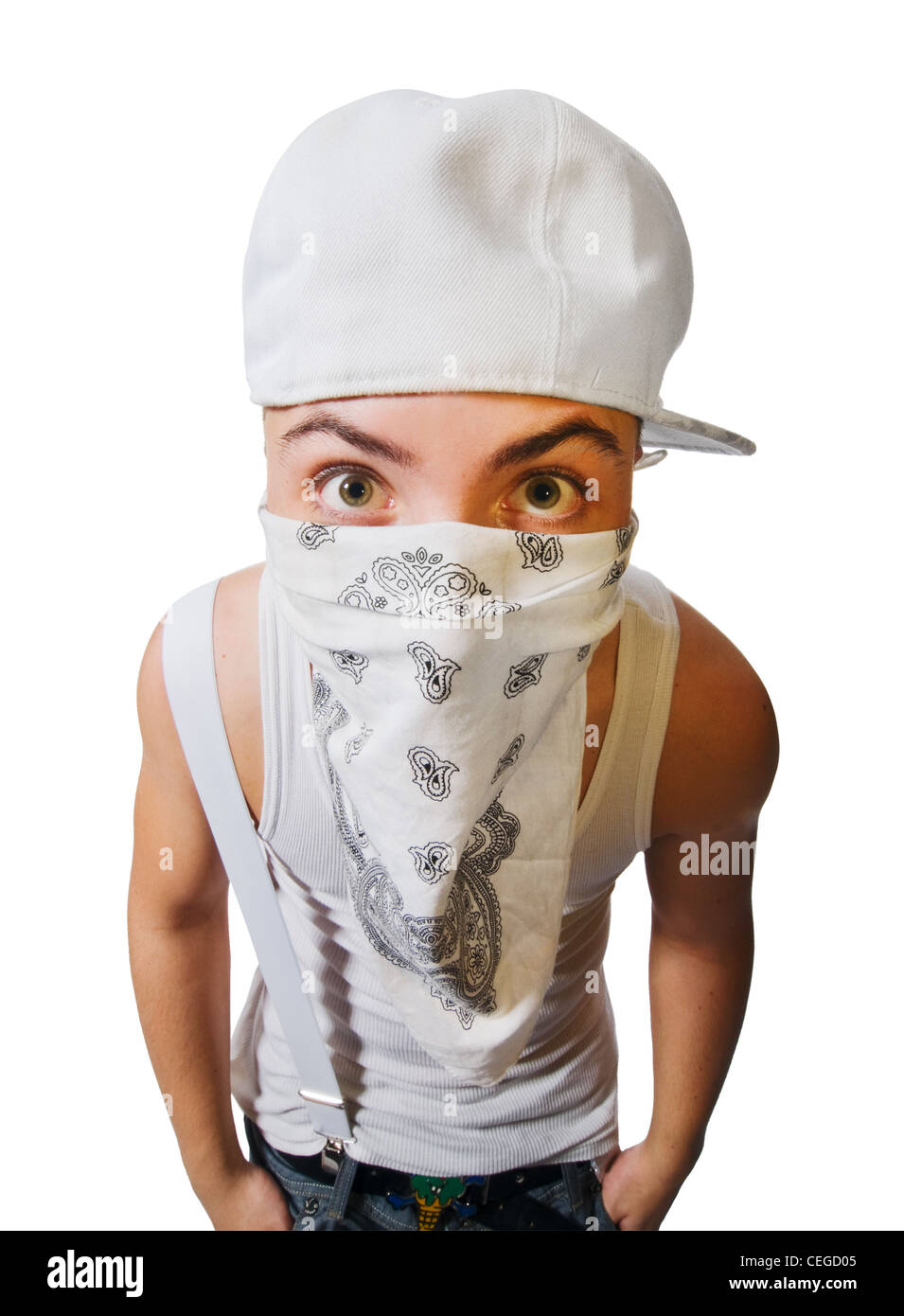 Young man isolated on white Stock Photo - Alamy