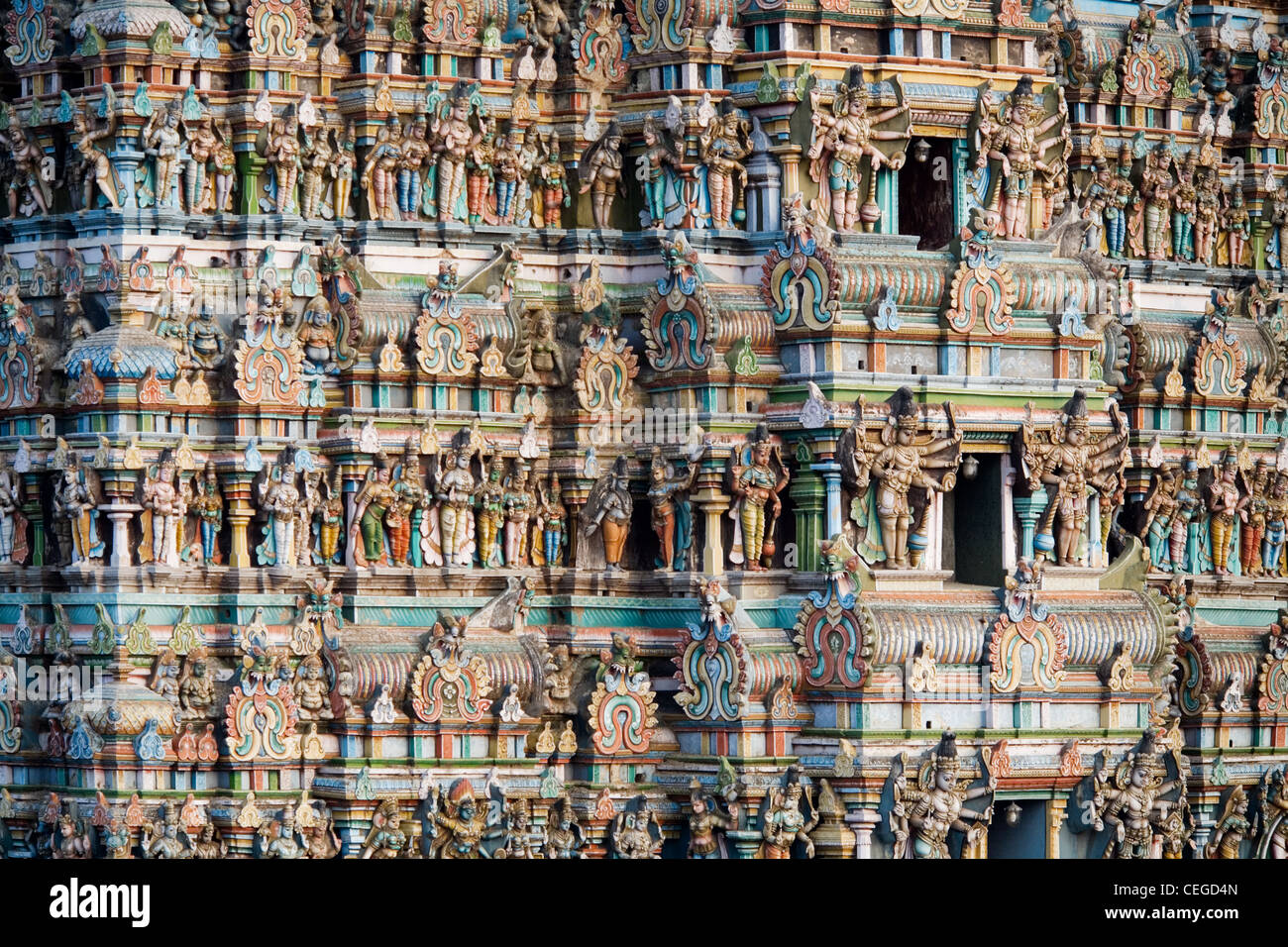Meenakshi Sundareswarar Temple or Meenakshi Amman Temple or Tiru-alavai ...