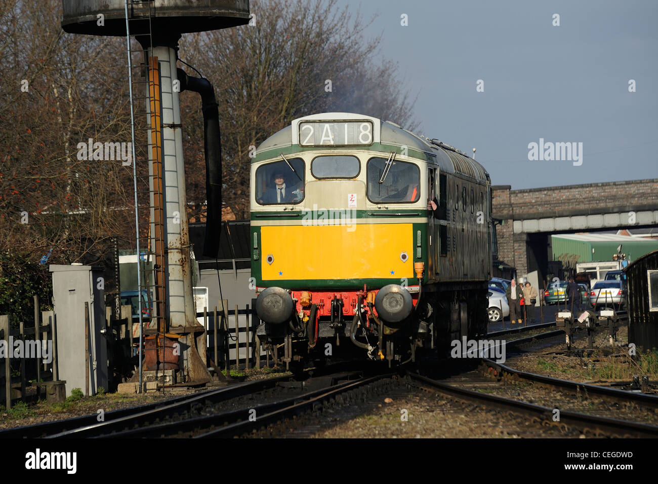 British Rail Class 27 diesel locomotive D5401 at Great Central Railway ...