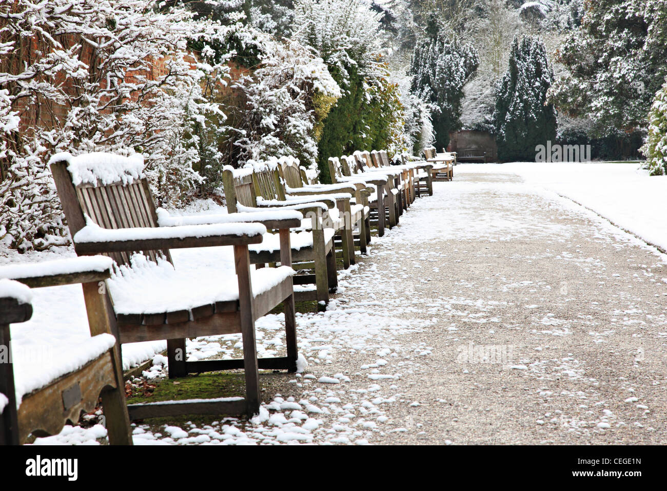 Nonsuch Park walled garden , Cheam, Surrey, England Stock Photo - Alamy