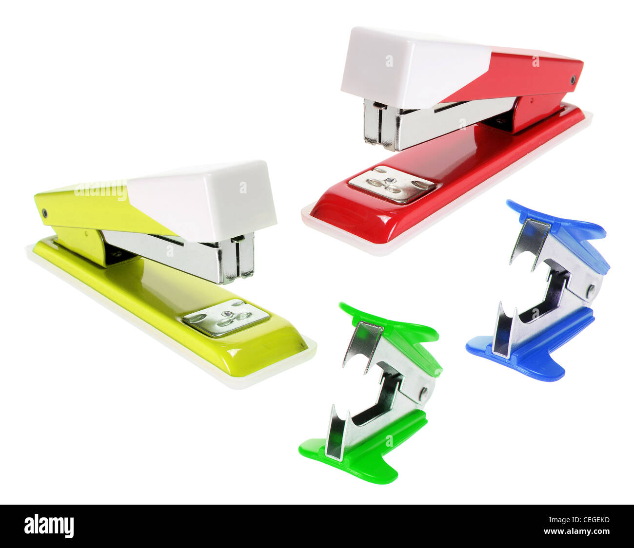 Staplers and Staple Removers Stock Photo - Alamy