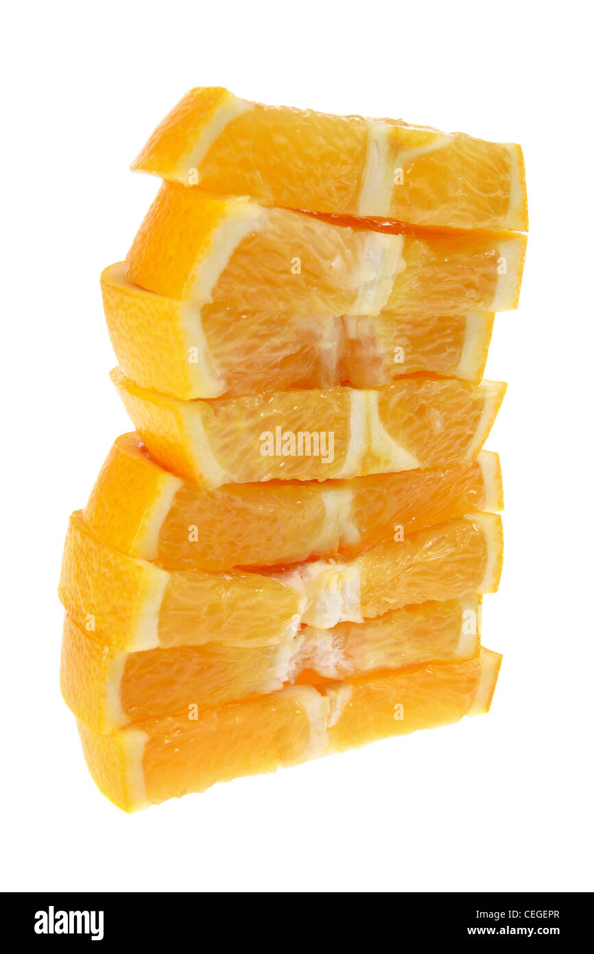 Stack of Orange Slices Stock Photo - Alamy